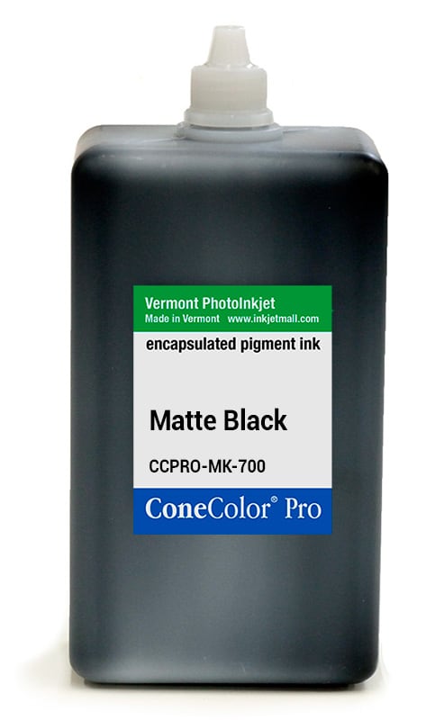 ConeColor Pro ink, 350ml, UltraHD™ Matte Black | InkjetMall